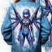 Custom Hand-painted Anime Denim Jacket, Personalized Clothing - Etsy