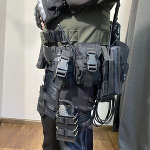 Tactical Hacker-inspired Cosplay Costume, Custom Made, Handcrafted ...
