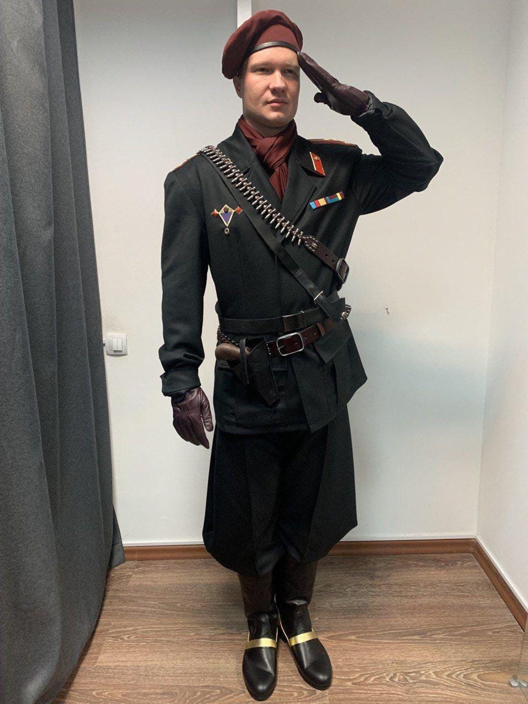 Revolver Ocelot Metal Gear Hideo Cosplay Costume, Custom-made ...