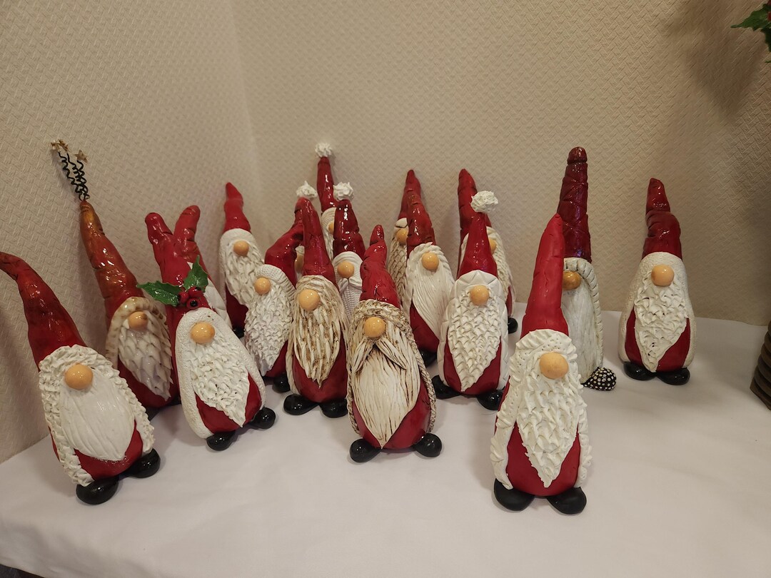 Handmade Red Dwarf - Christmas Lucky Gnome Miniature - Etsy
