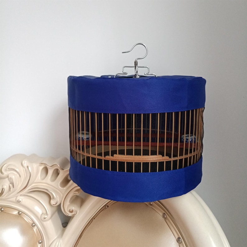 Handcrafted Wooden Round Birdcage - Decorative Rustic Bird Cage ...