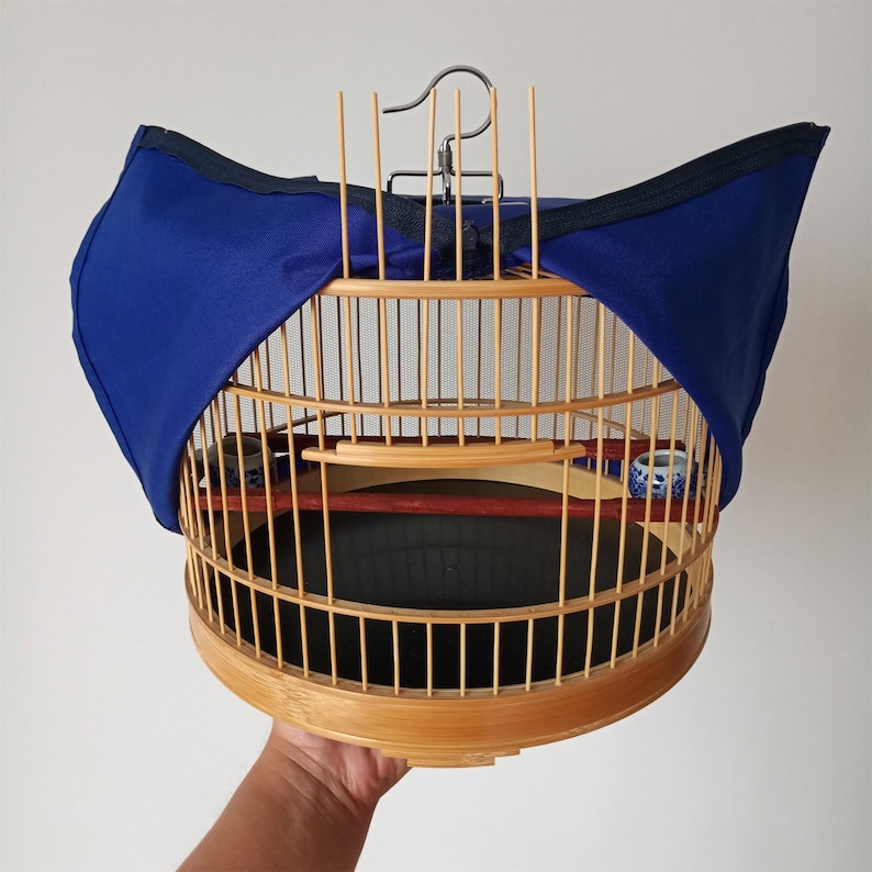 Handcrafted Wooden Round Birdcage - Decorative Rustic Bird Cage ...
