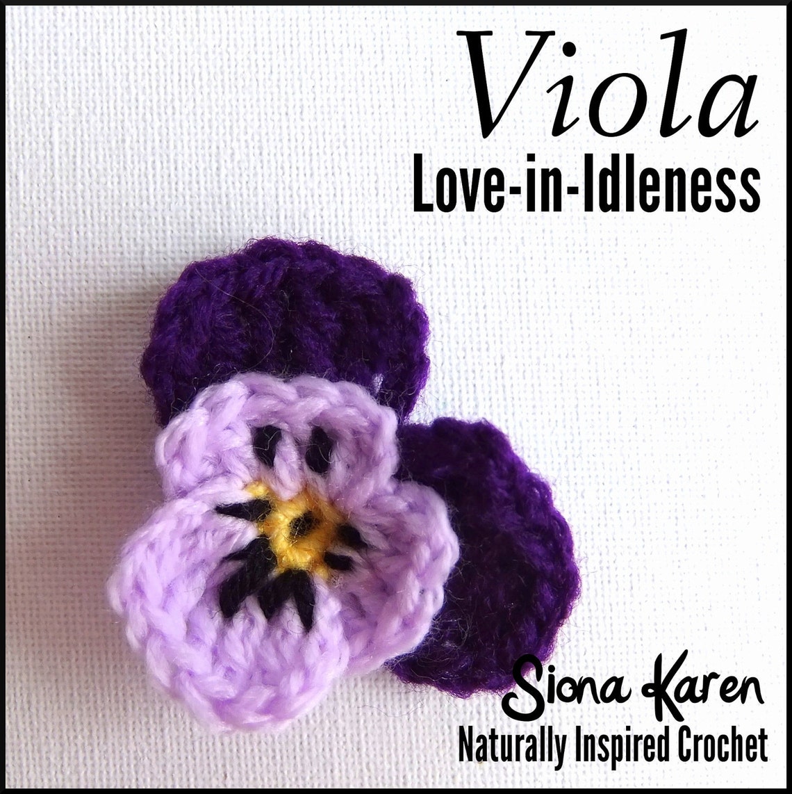 Viola Crochet Pattern PDF - Etsy