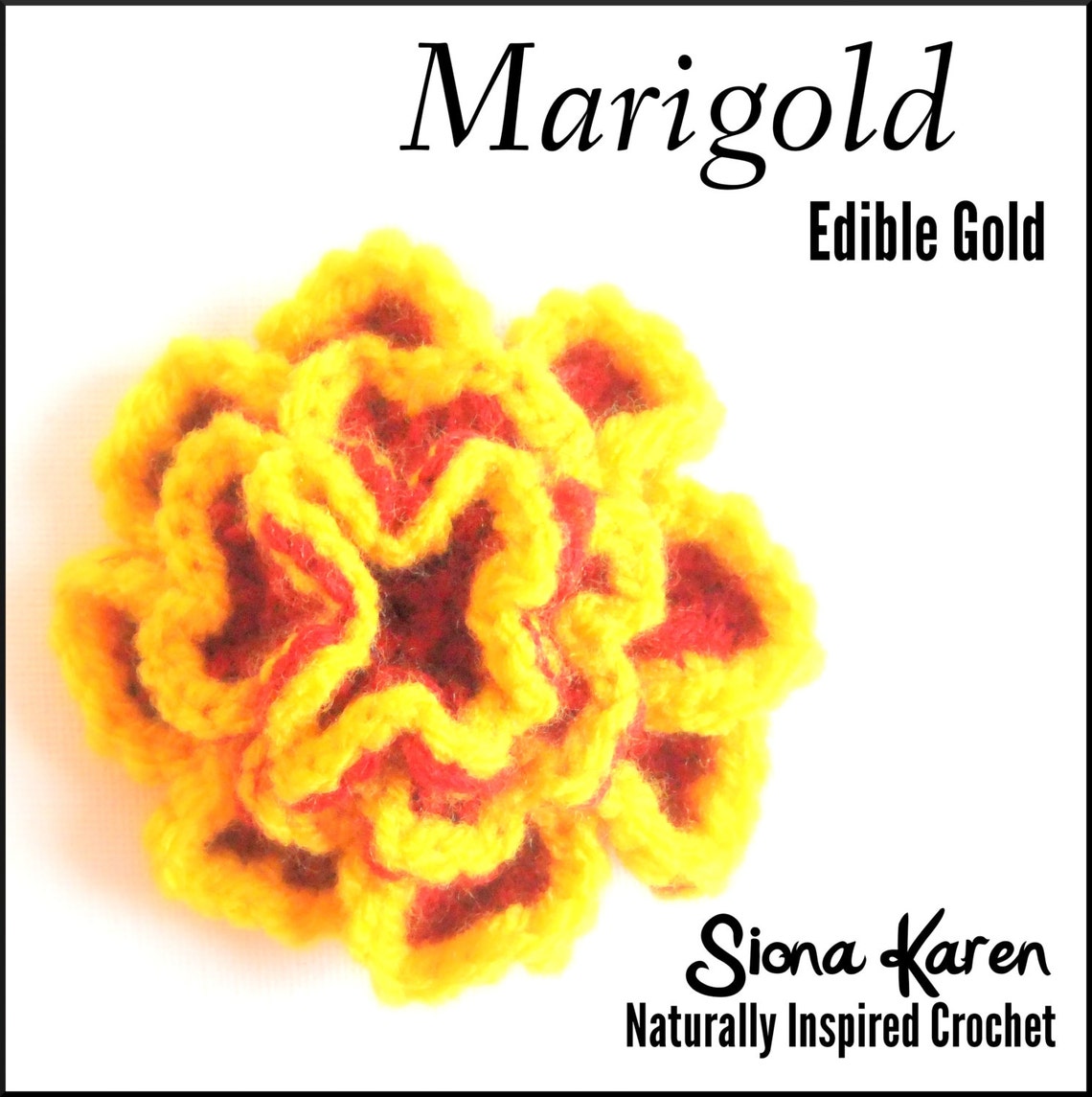 Marigold Crochet Pattern Pdf Etsy