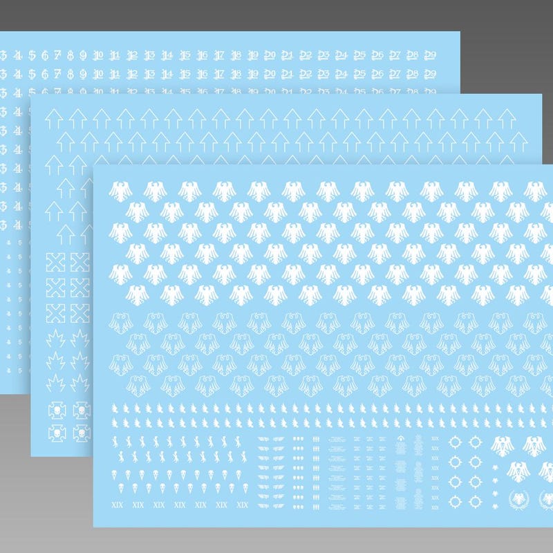 40k Transfer Sheets - Etsy