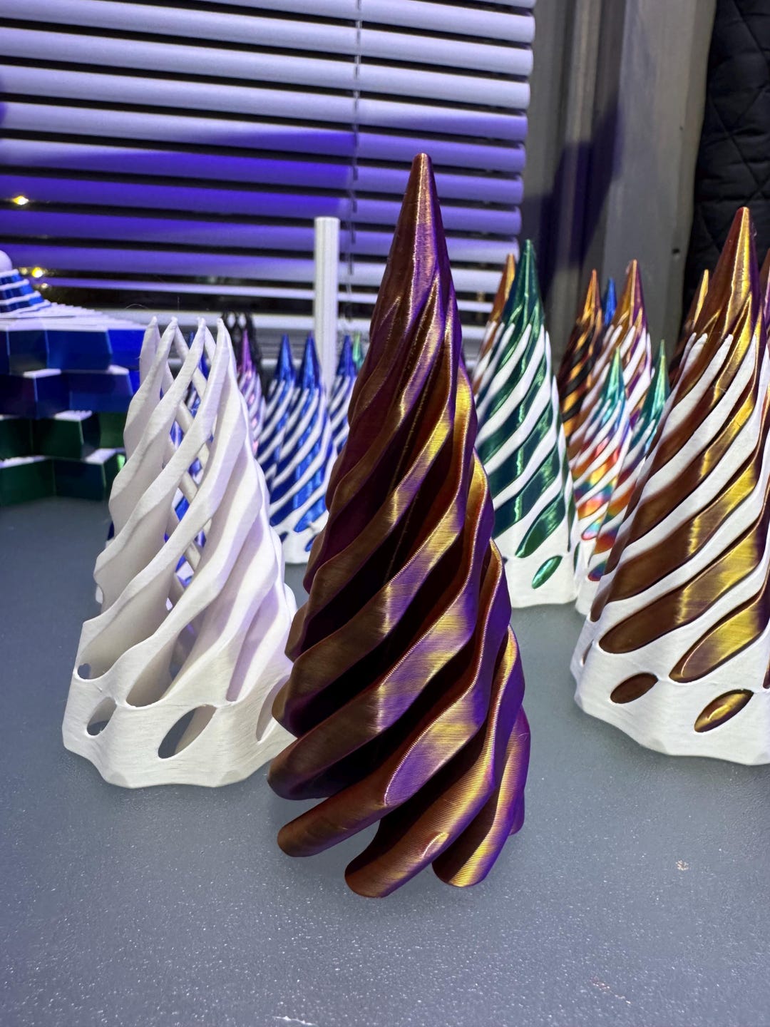 3D Printed Fidget Toy Spinner, Infinity Spiral, Impossible Passthrough ...