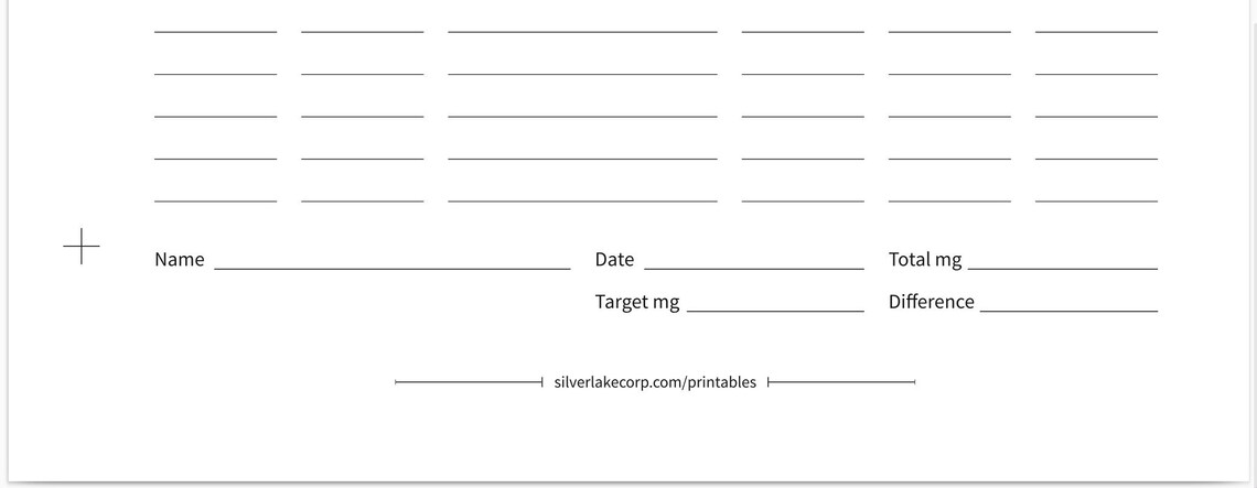 Daily Sodium Intake Log - Printable Low Sodium Diet Planner/tracker ...