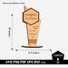 6 Different Designs Awards Trophy Laser Cut Bundle, Glowforge Laser Cut ...