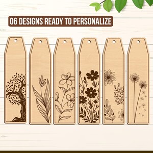 Bookmark SVG Laser Cut Files, Book Mark Svg Laser Engraving Files ...