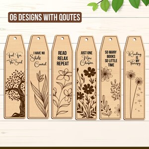 Bookmark SVG Laser Cut Files, Book Mark Svg Laser Engraving Files ...