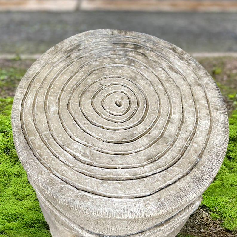 Concrete Tiki Totem Sculpture Tribal Stone Statue Polynesian Face Decor ...