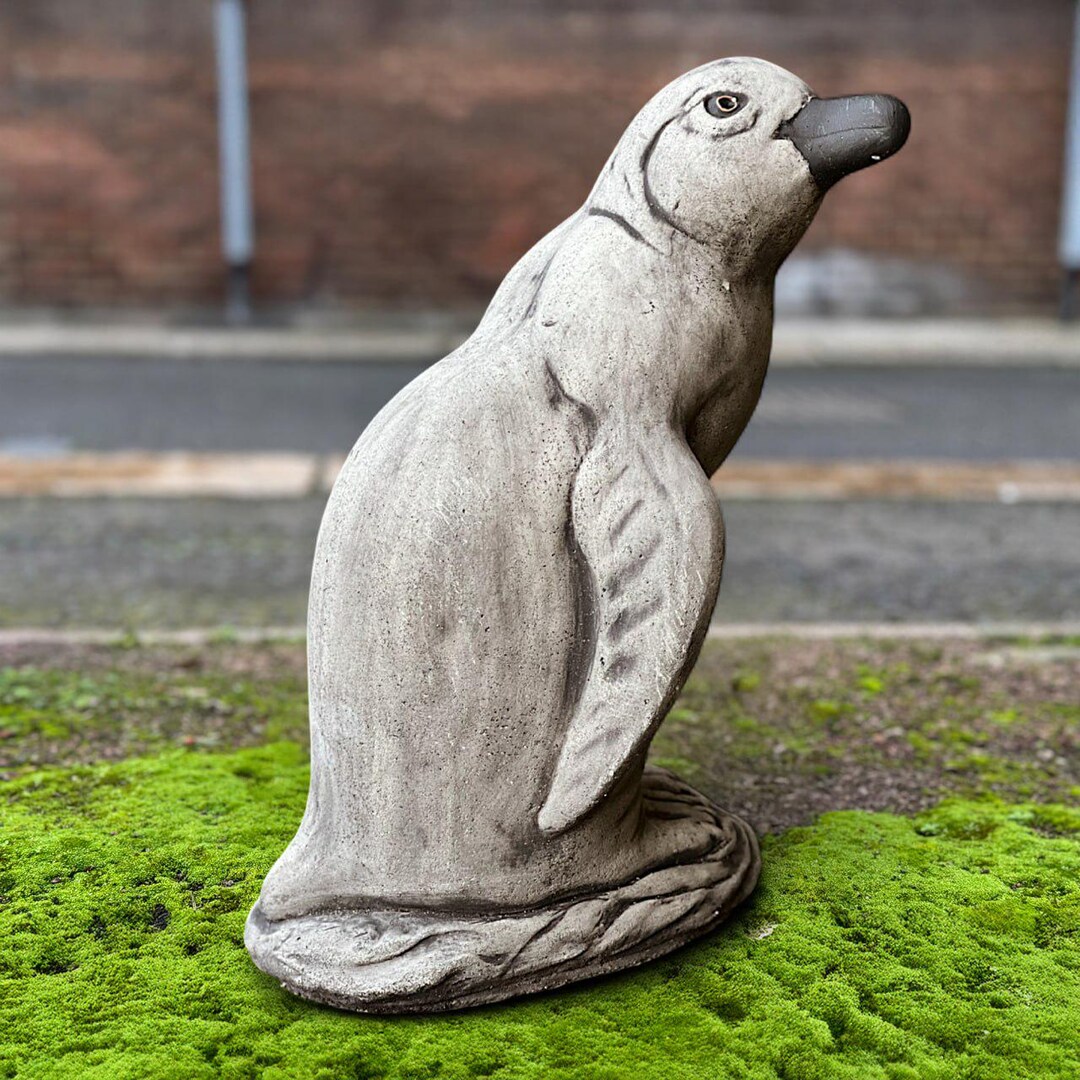 Massive Penguin Sculpture Stone Penguin Decoration Concrete Animal ...