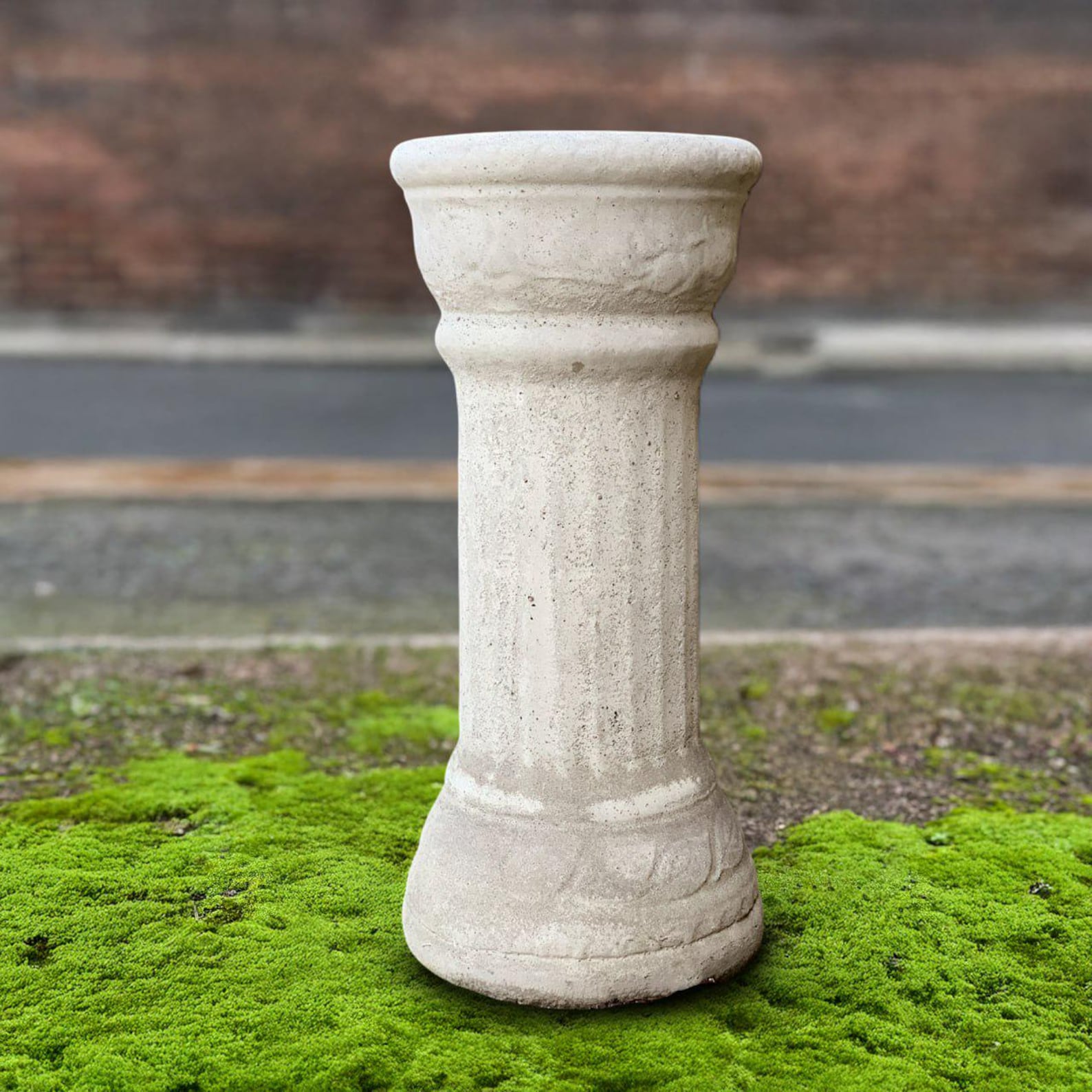 Concrete Column Statue Garden Stone Pedestal Outdoor Cement Plinth ...