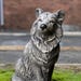 Concrete Collie Dog Statue Realistic Scottish Collie Sculpture Outdoor ...