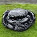 Stone Crab Statue Realistic Concrete Marine Decoration Handmade Coastal ...