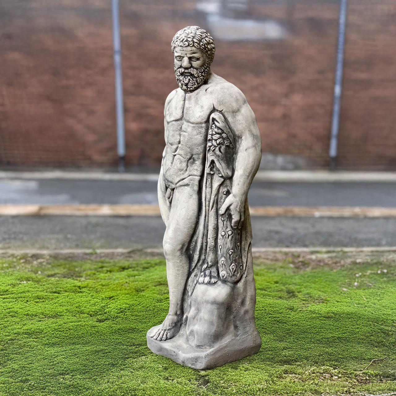 Concrete Hercules Statue Stone Greek Sculpture Outdoor Man Figurine ...