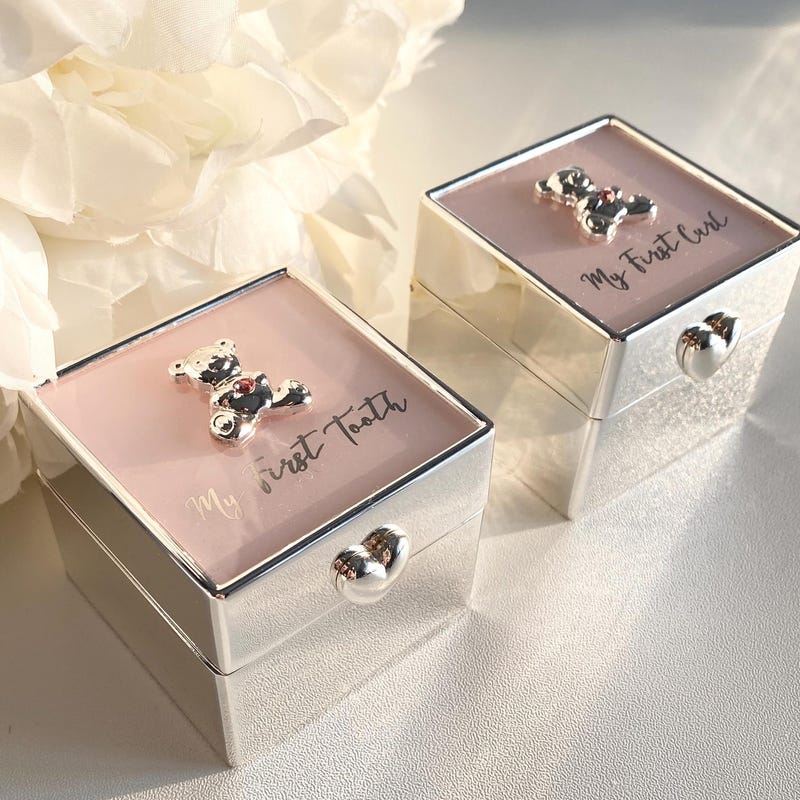 Silver Plated Tooth Box - Etsy
