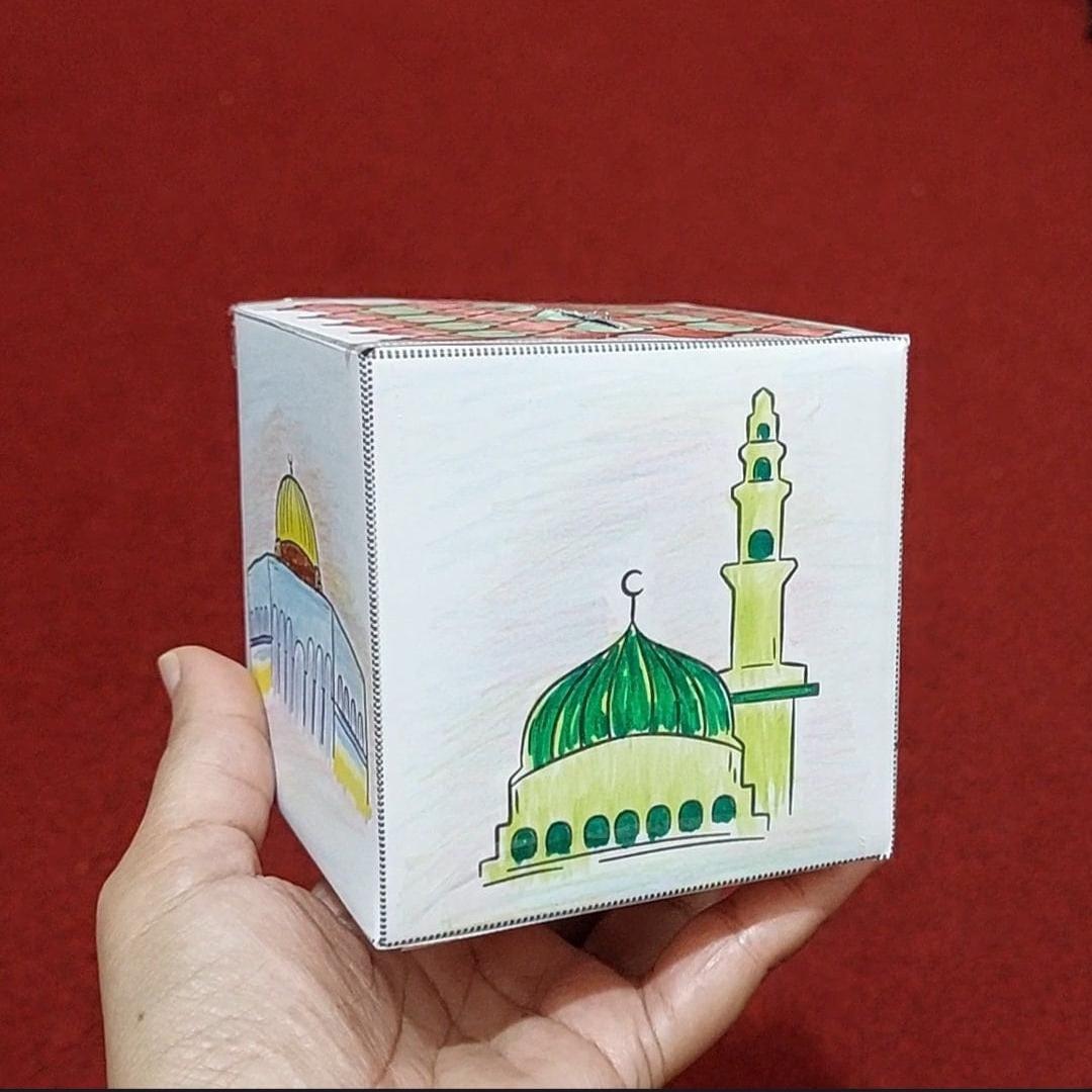 DIY Mosque Sadaqah Box: Ramadan Craft & Coloring Activity (PDF Download ...