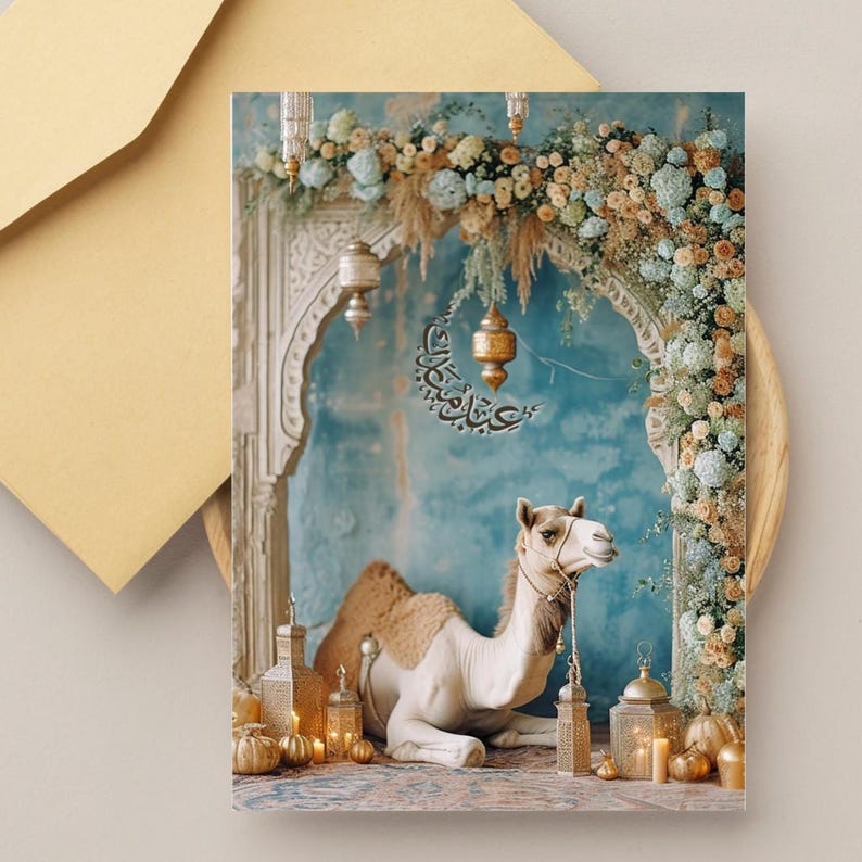 Printable Eid Card Printable Eid Mubarak Card Printable Eid Al Azha ...