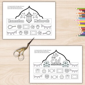 Printable Ramadan and Eid Party Hats, Crowns : DIY Kid's Craft ...