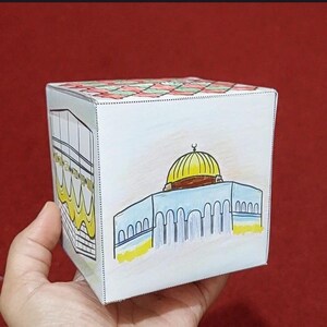DIY Mosque Sadaqah Box: Ramadan Craft & Coloring Activity (PDF Download ...