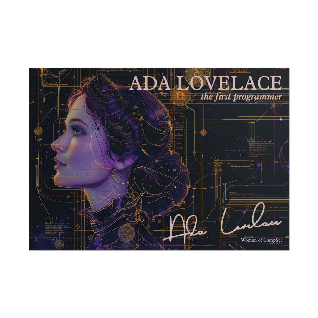 Ada Lovelace: Women in Computer Science Inspirational Wall Poster Women ...