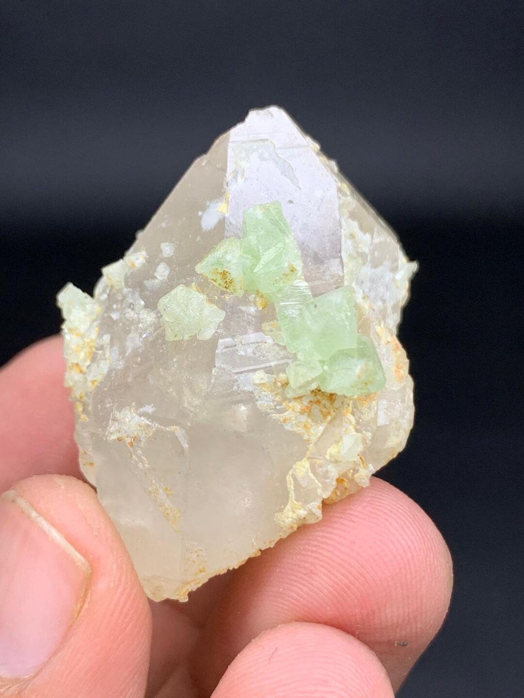 Rare Herderite With Quartz, Herderite Specimen, Rare Minerals ...