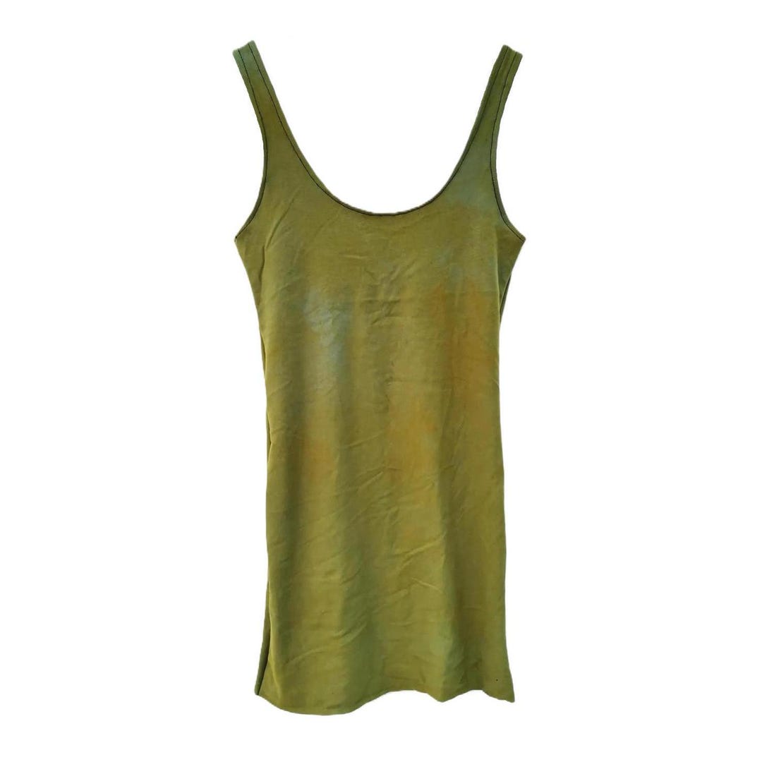 Long Bodice Slip Top Moss Green Moss Handmade Europe Boutique ...