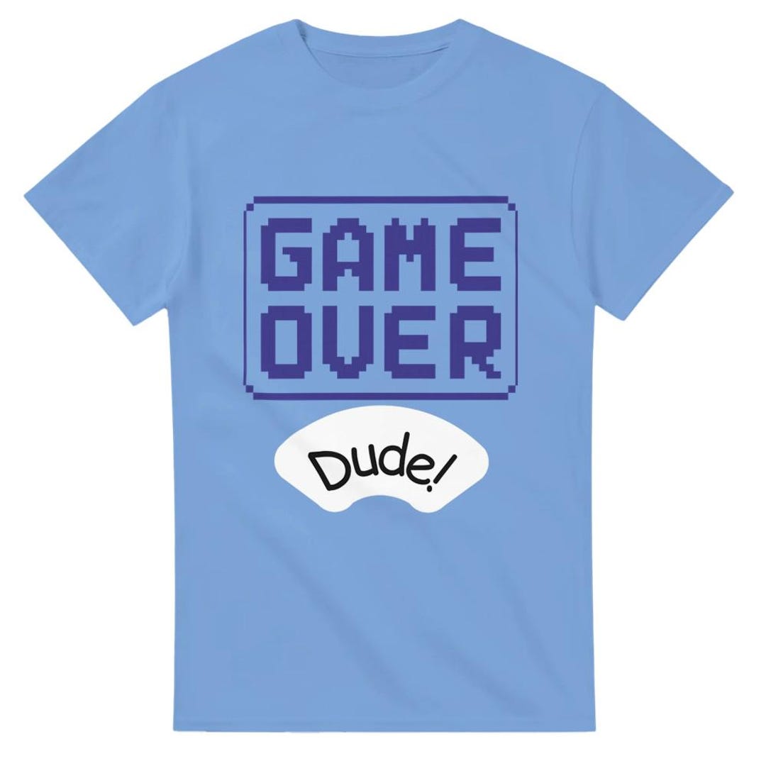 Gamer T-shirt - Game Over Dude! - Funny Gaming Tee - Cool Gift for ...