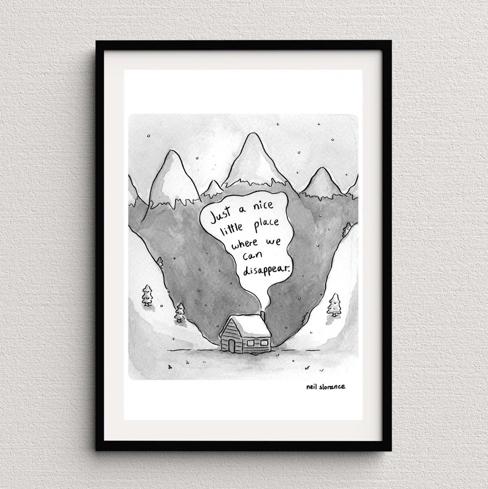 A Nice Little Place A4/A5 Digital Print - Etsy