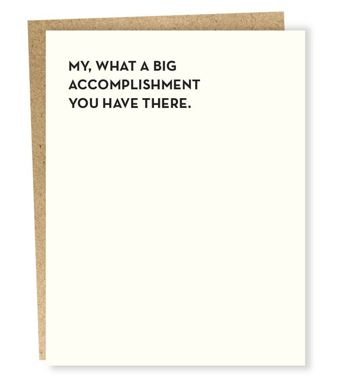 Accomplishment Card - Etsy