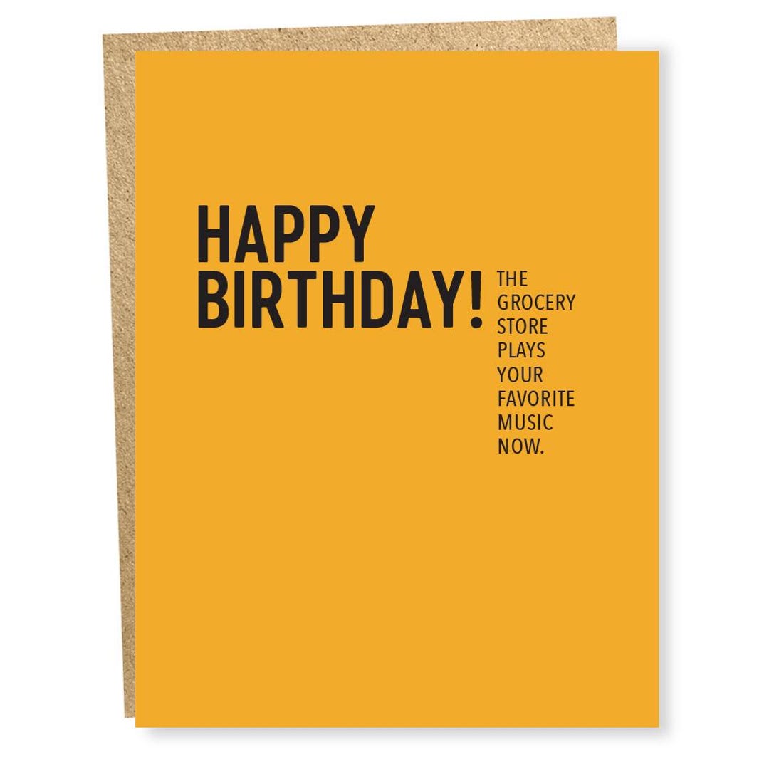 Grocery Store Card - Etsy