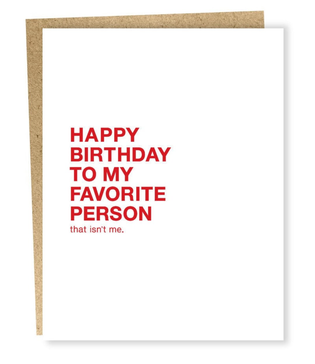 Favorite Person Card - Etsy