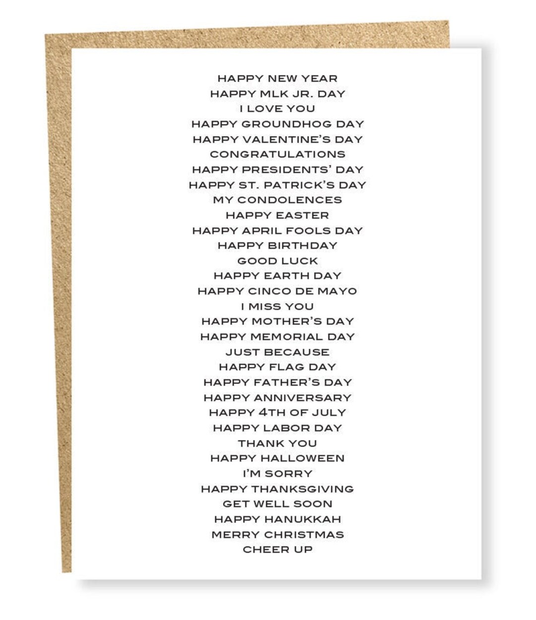 All Purpose Card - Etsy