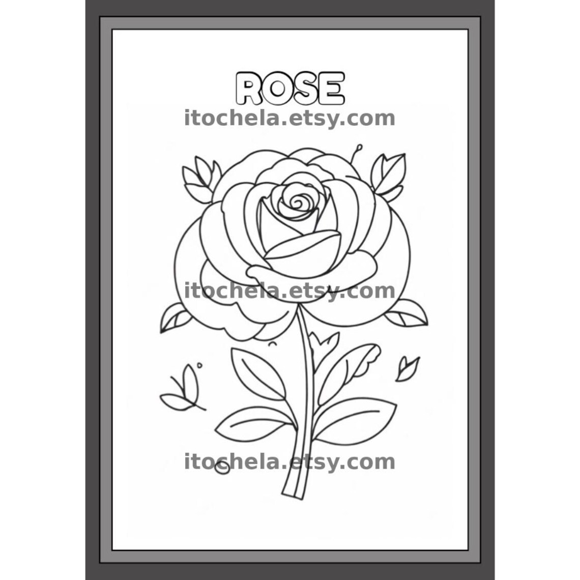 Floral Coloring Book: Bloom and Color Designs (PDF Format) - Etsy