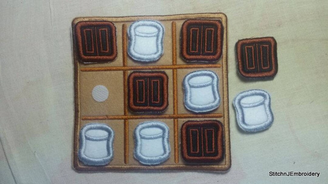 S'mores Tic Tac Toe Board - Etsy