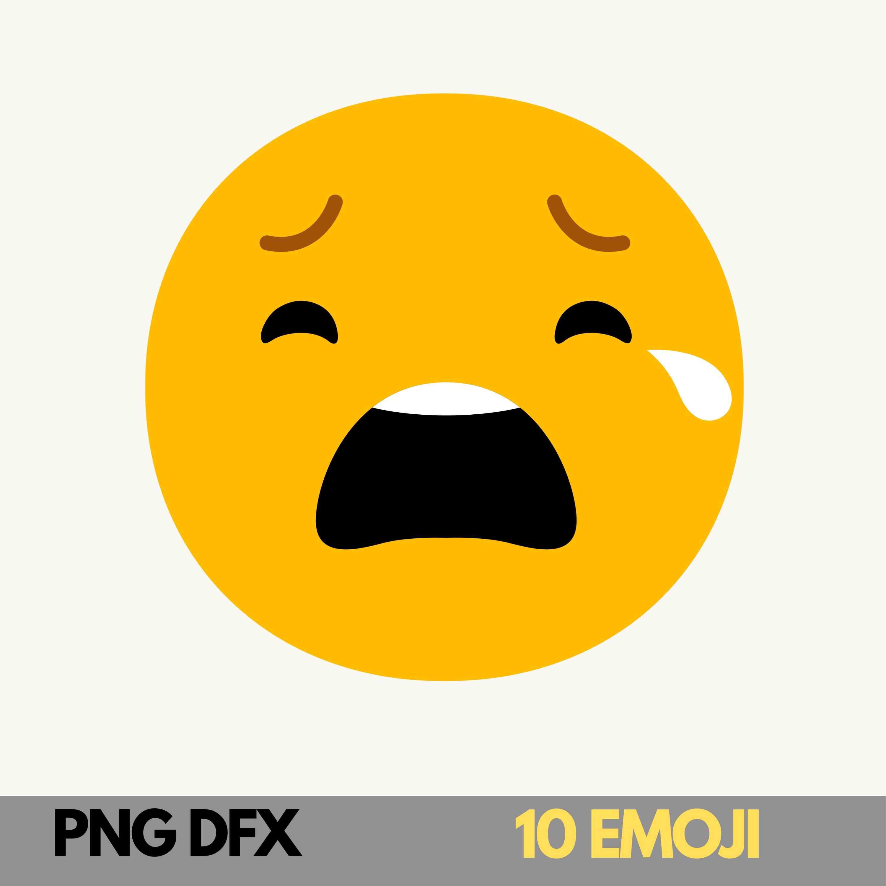 Emoji Png, Emoji Bundle Png, Smile Face Png, Smiley, Crying Face Png ...