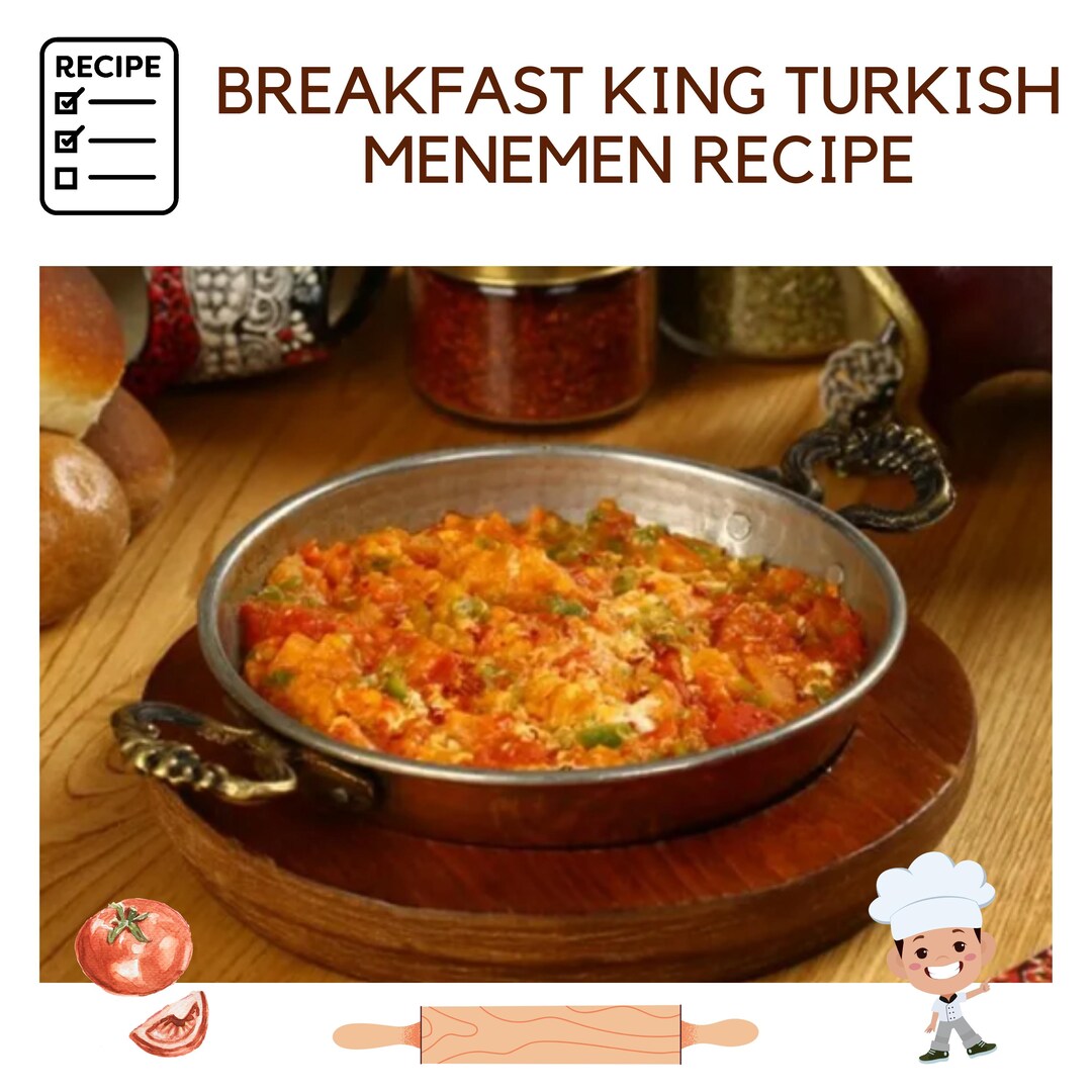 Menemen Recipe, Turkish Food Recipe, Turkish Cook Book, Turkish ...
