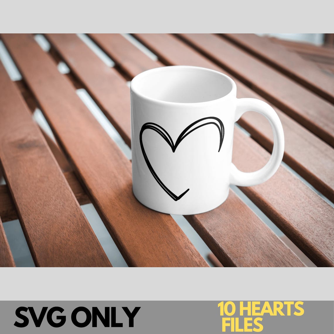 10 Heart Custom Svg Files, Hand Drawn Heart Svg, Custom Heart Svg ...