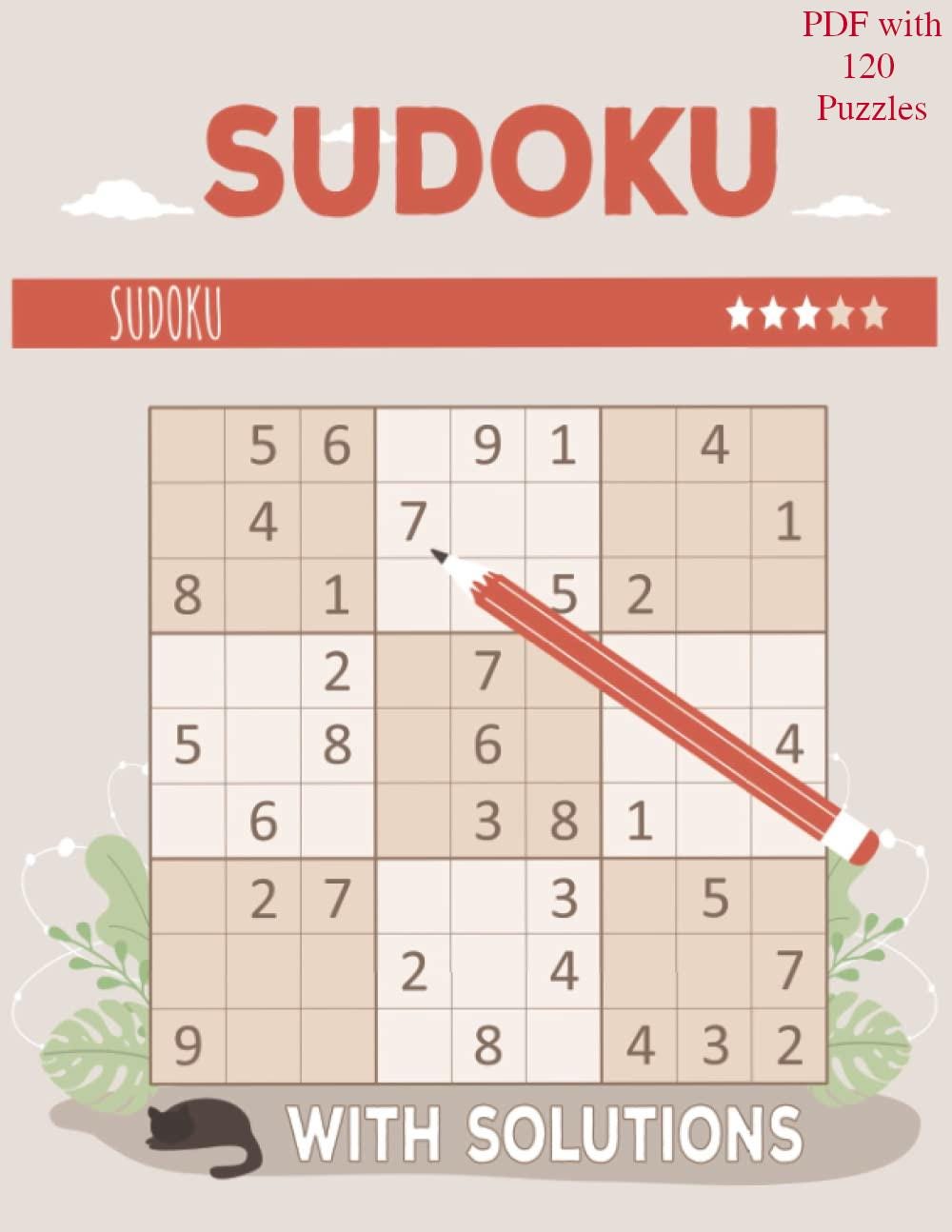 Sudoku Puzzles With Solutions - Etsy