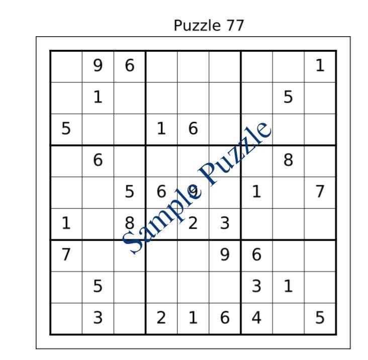 Sudoku Puzzles With Solutions - Etsy
