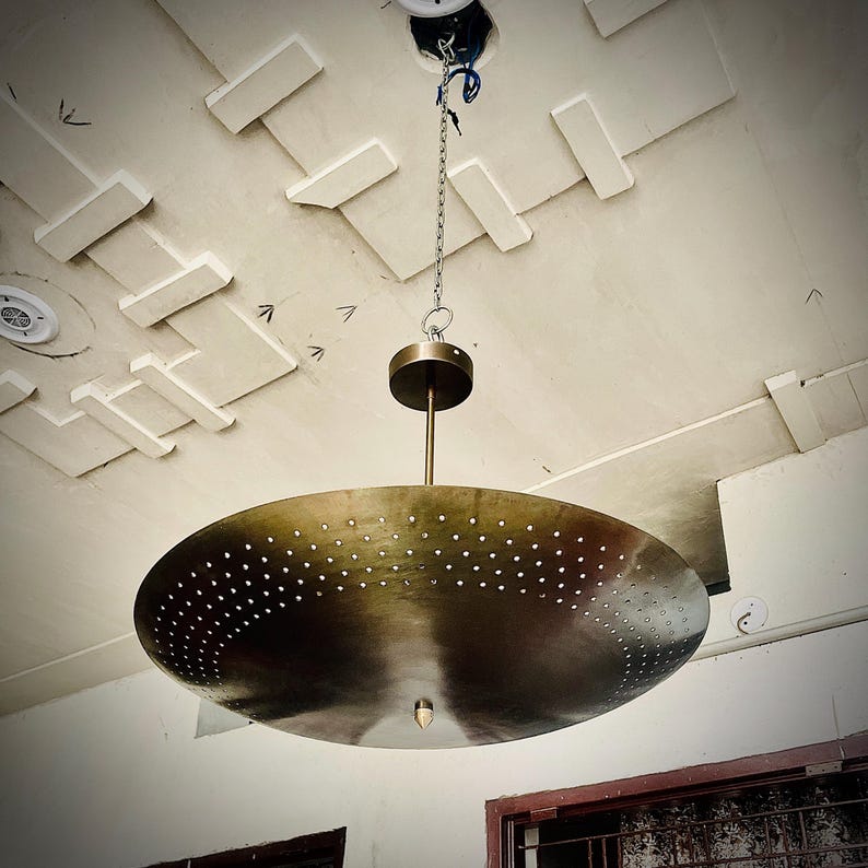 5 Light Perforated Elegant Ceiling Flush-mount Light Pendant Mid ...