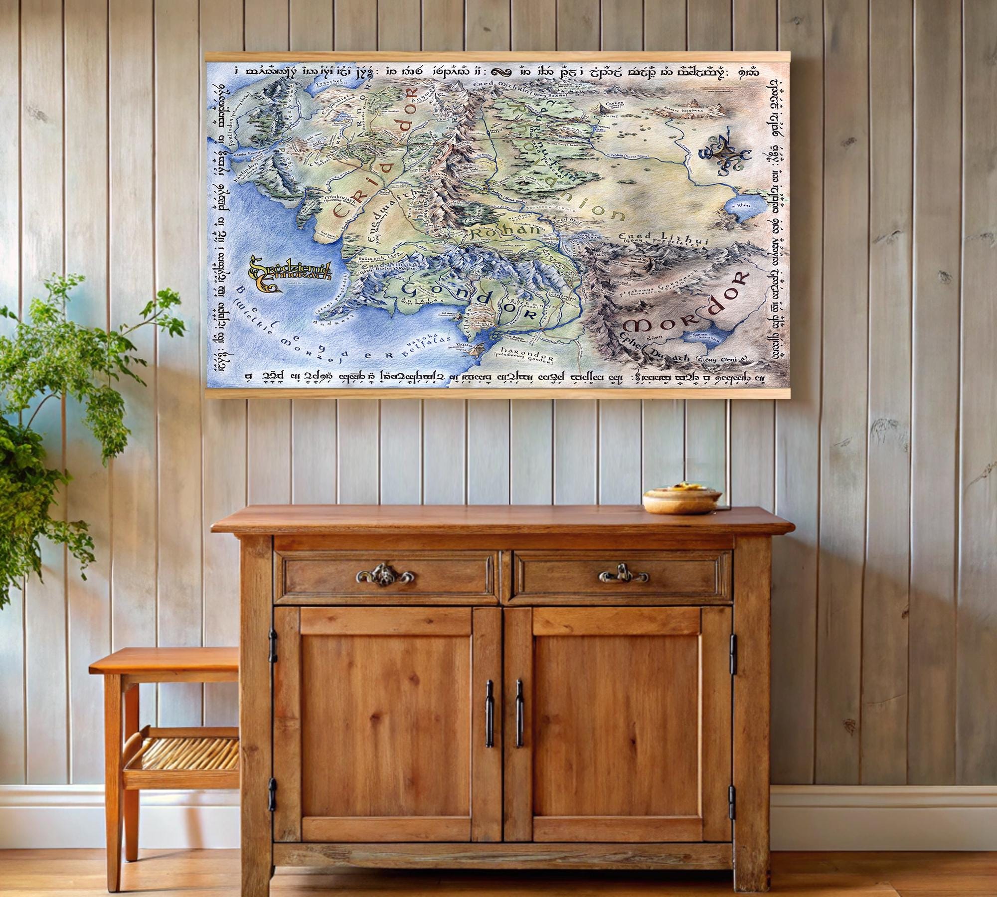 Lord of the Rings Map, Middle Earth Tapestry, Lord of Ring Earth, Earth ...