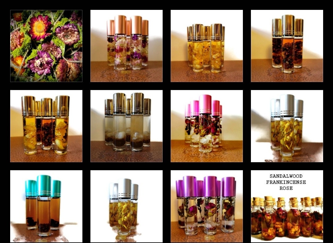 Raphael Angel Botanical Anointing Oil. Sage Violet Grass | Etsy