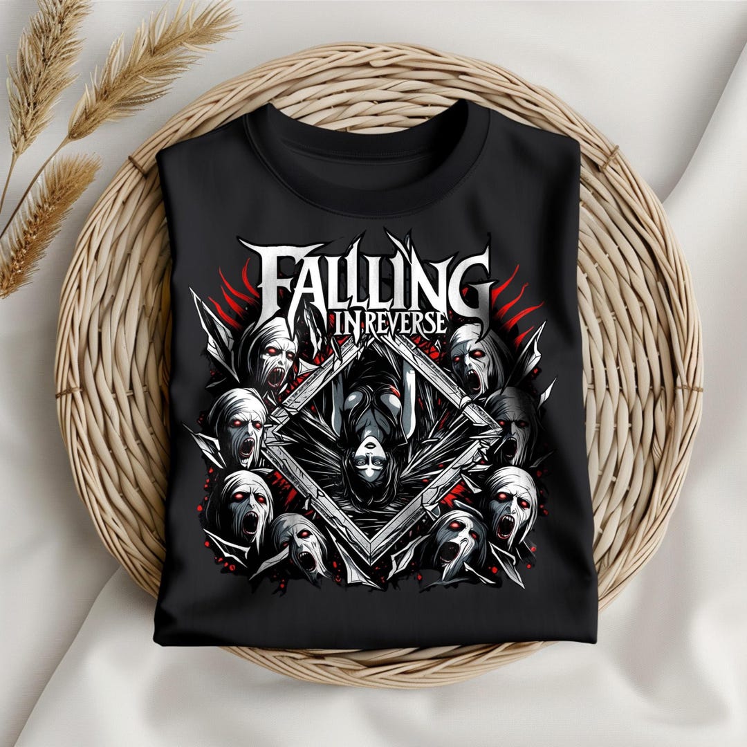 Falling in Reverse T-shirt, Popular Monster, Falling in Reverse Merch ...