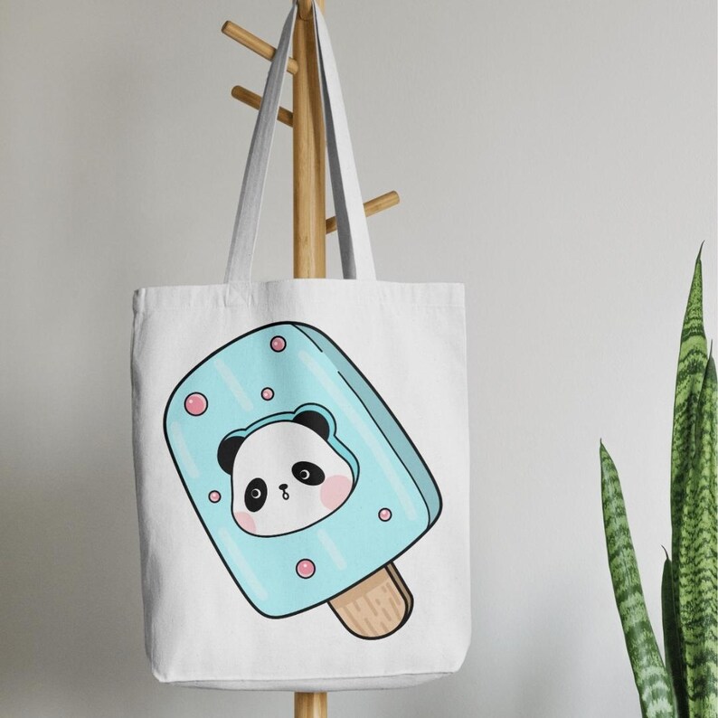 Cute Panda Clipart Bundle, Designs for Animal PNG, Files Kawaii Clipart ...