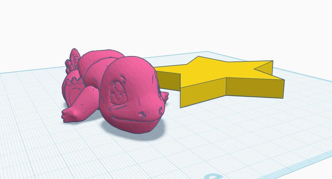 Printable Charmander Figure Set: Ready to 3D Print & Showcase - Etsy