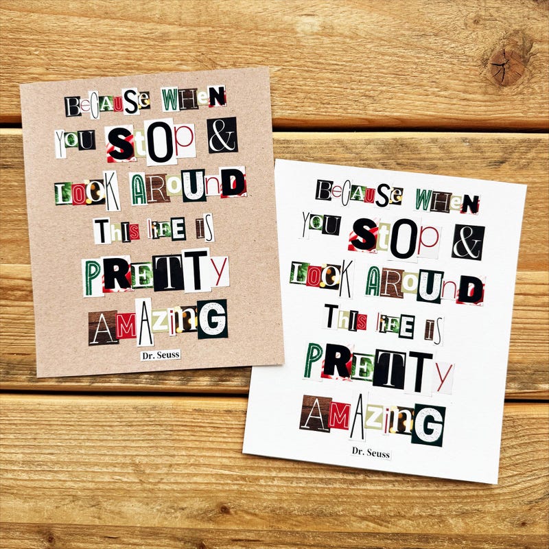 Cutout Magazine Letters - Etsy