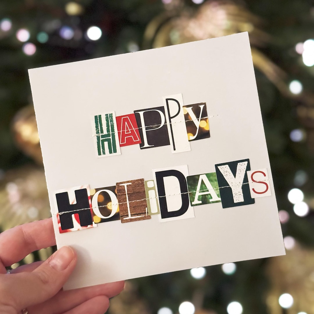 A Cutout Christmas - Digital Magazine Cutout Alphabet - Ransom Note ...