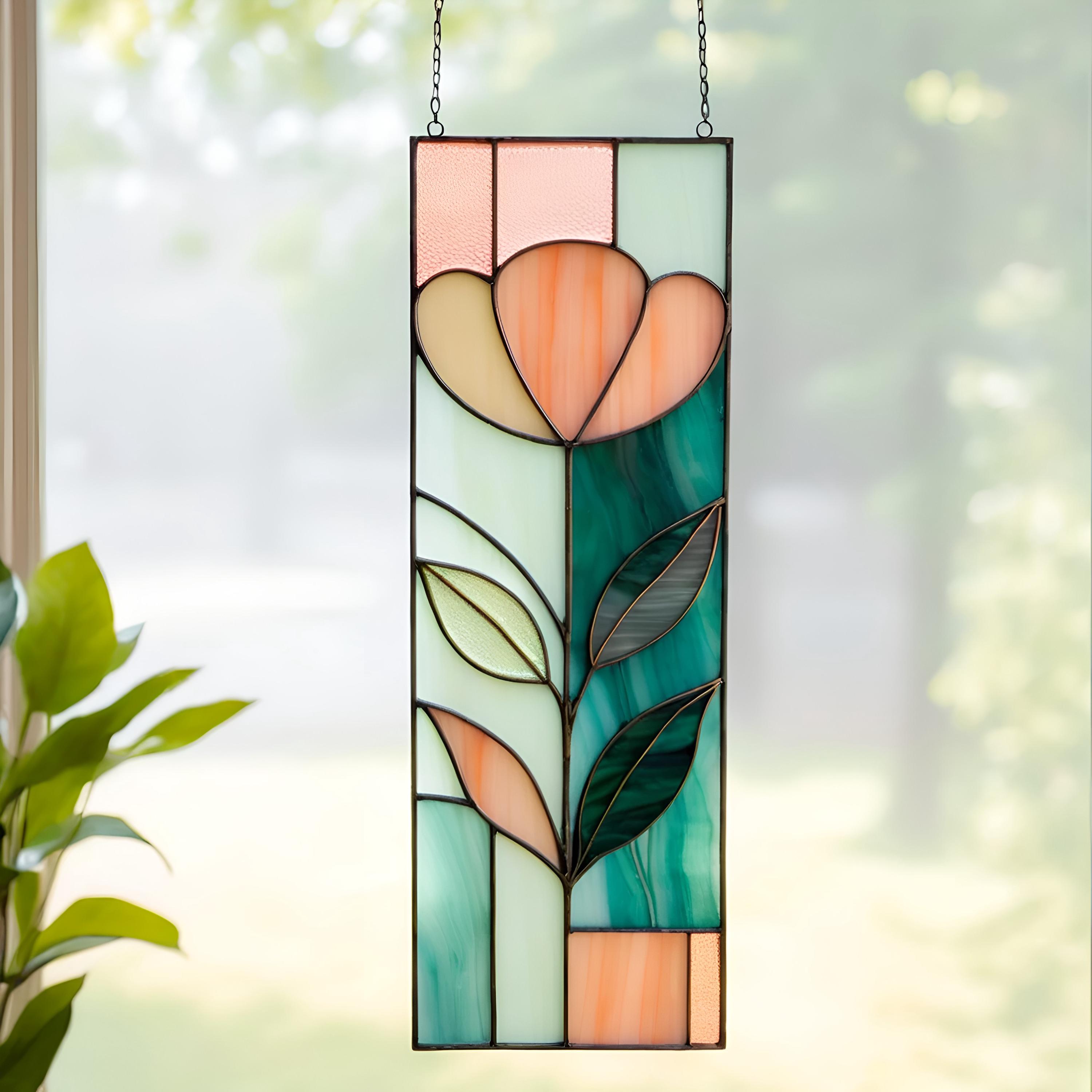 Floral Panel Stained Glass Patterns – Digital Download - Etsy